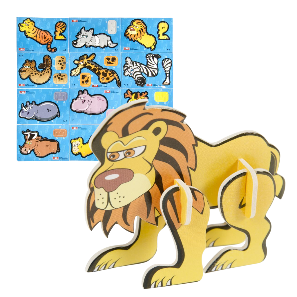 Make Your Own 3D Jungle Animal Kit | Kids Party Craft – KPC