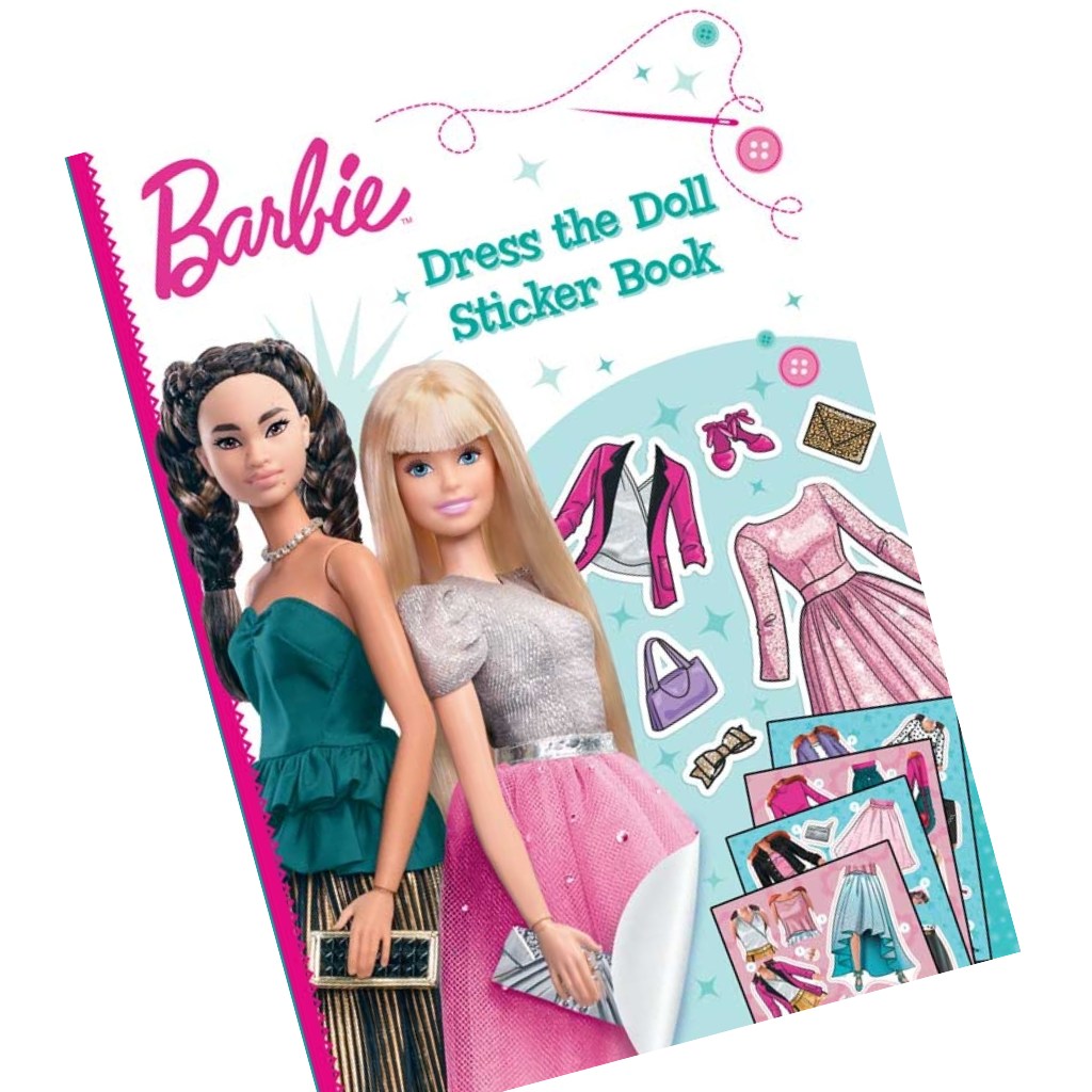 Barbie Dress the Doll Sticker Book | Barbie Sticker Books | Kids Party ...