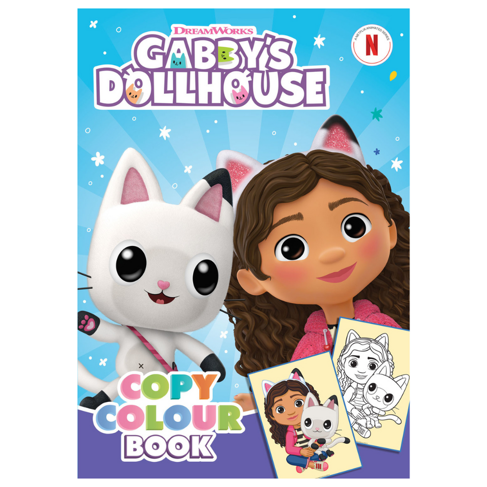 Gabby's Dollhouse Copy Colour Book - Activity Books - Kids Party Craft ...