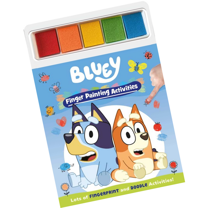 Bluey Finger Painting Book | Bluey Activity Kits | Kids Party Craft ...