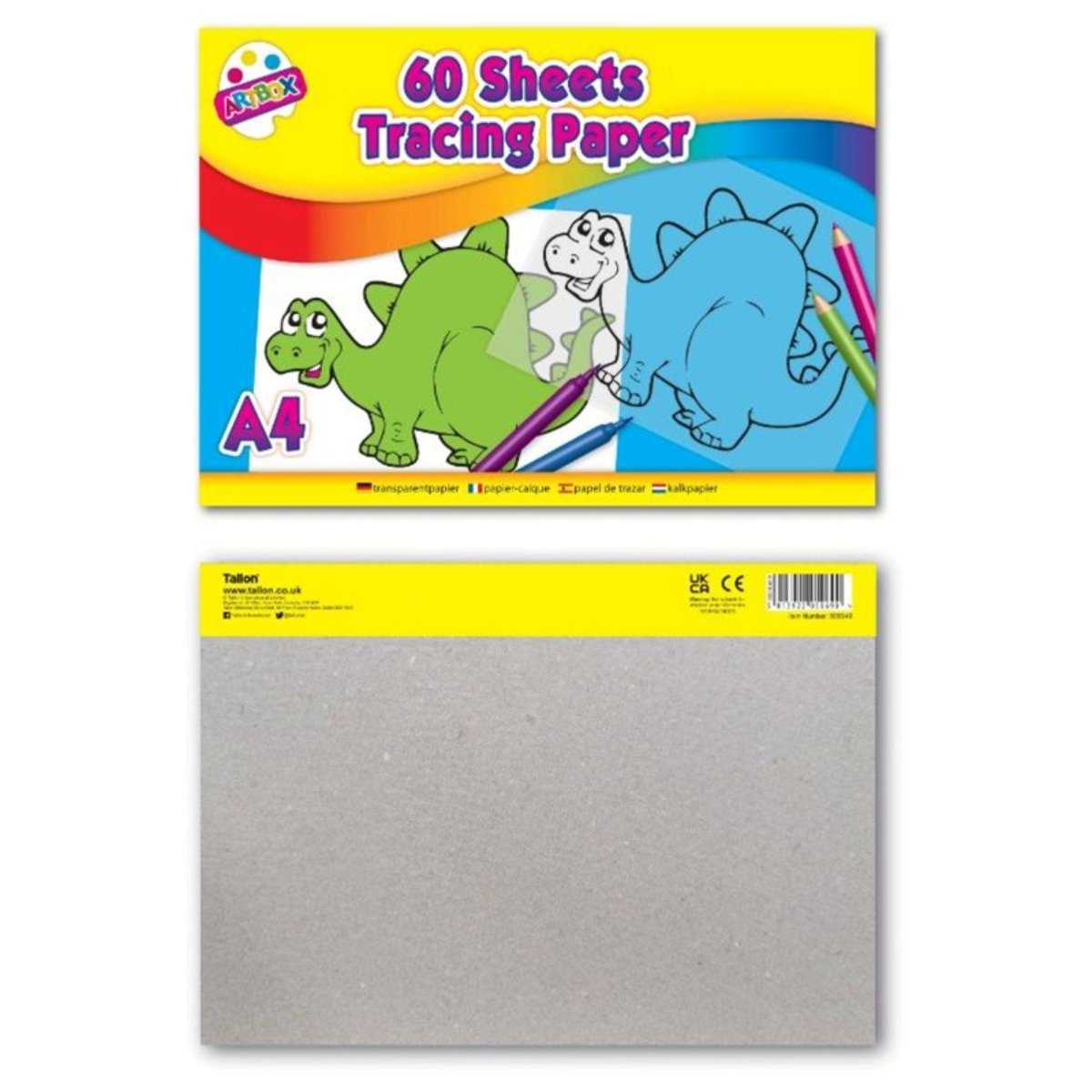 60 Sheets of A4 Tracing Paper Pad - Kids Party Craft – KPC