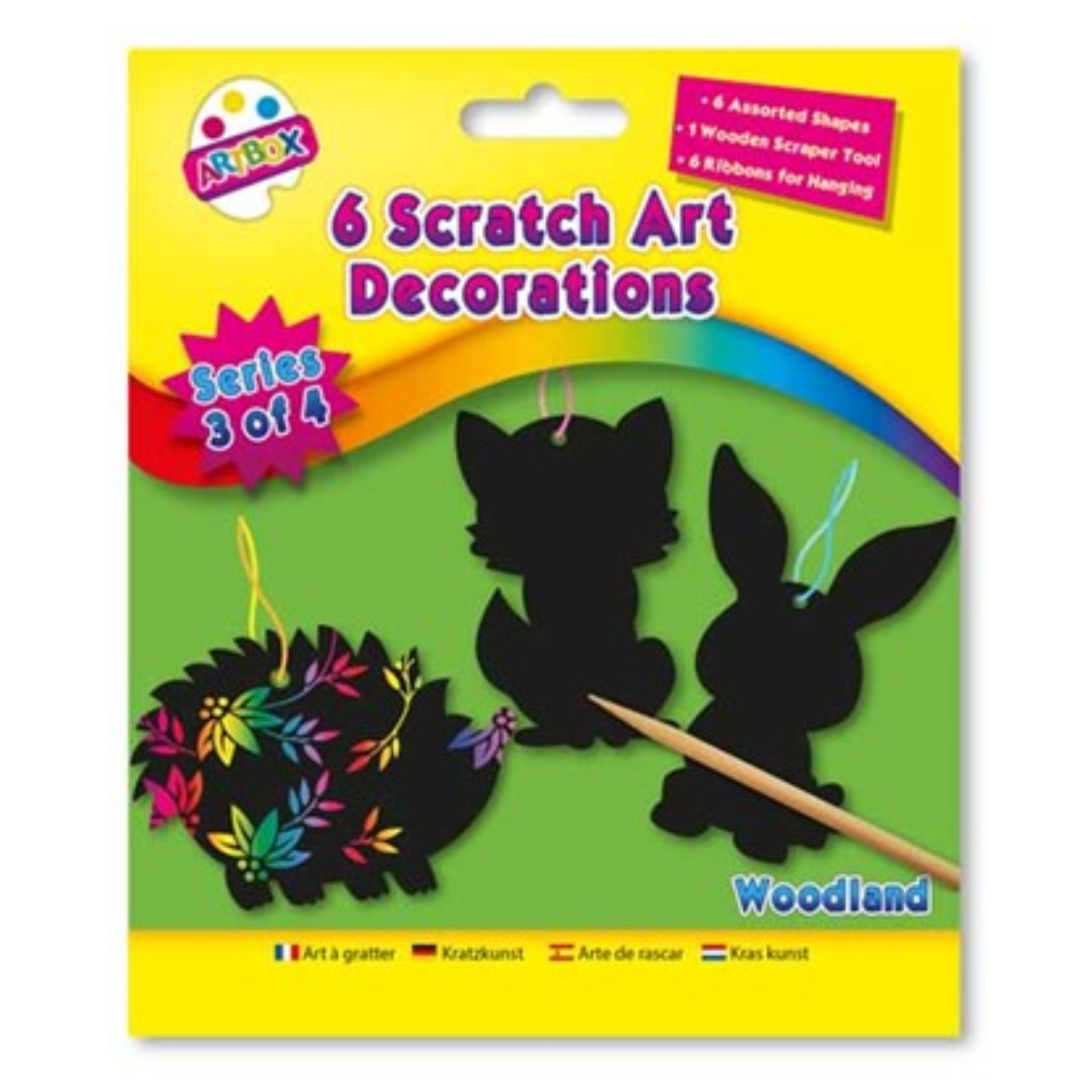 Scratch Art 6pk | Arts & Crafts | Kids Party Craft | Kids Party Craft