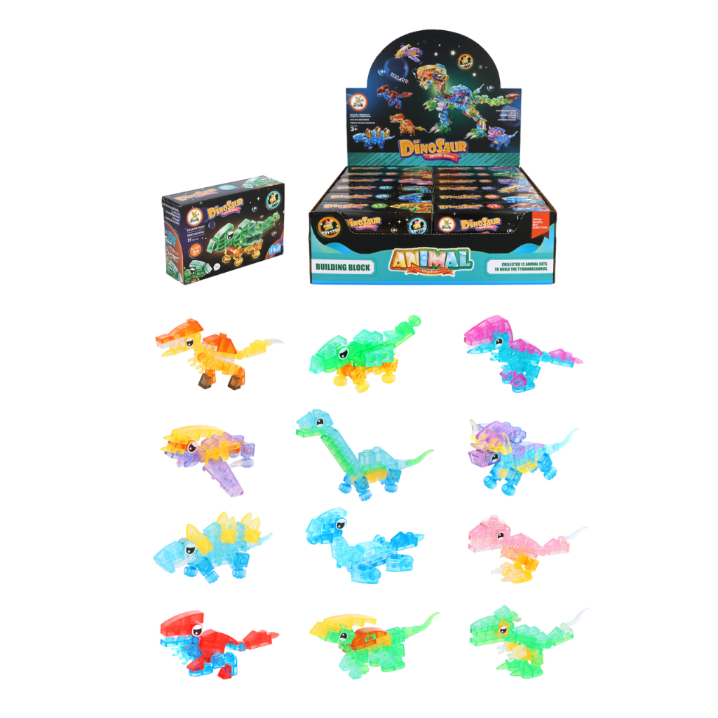 Dinosaur Block Kit Bundle - 12 Days of Christmas - Kids Party Craft – KPC