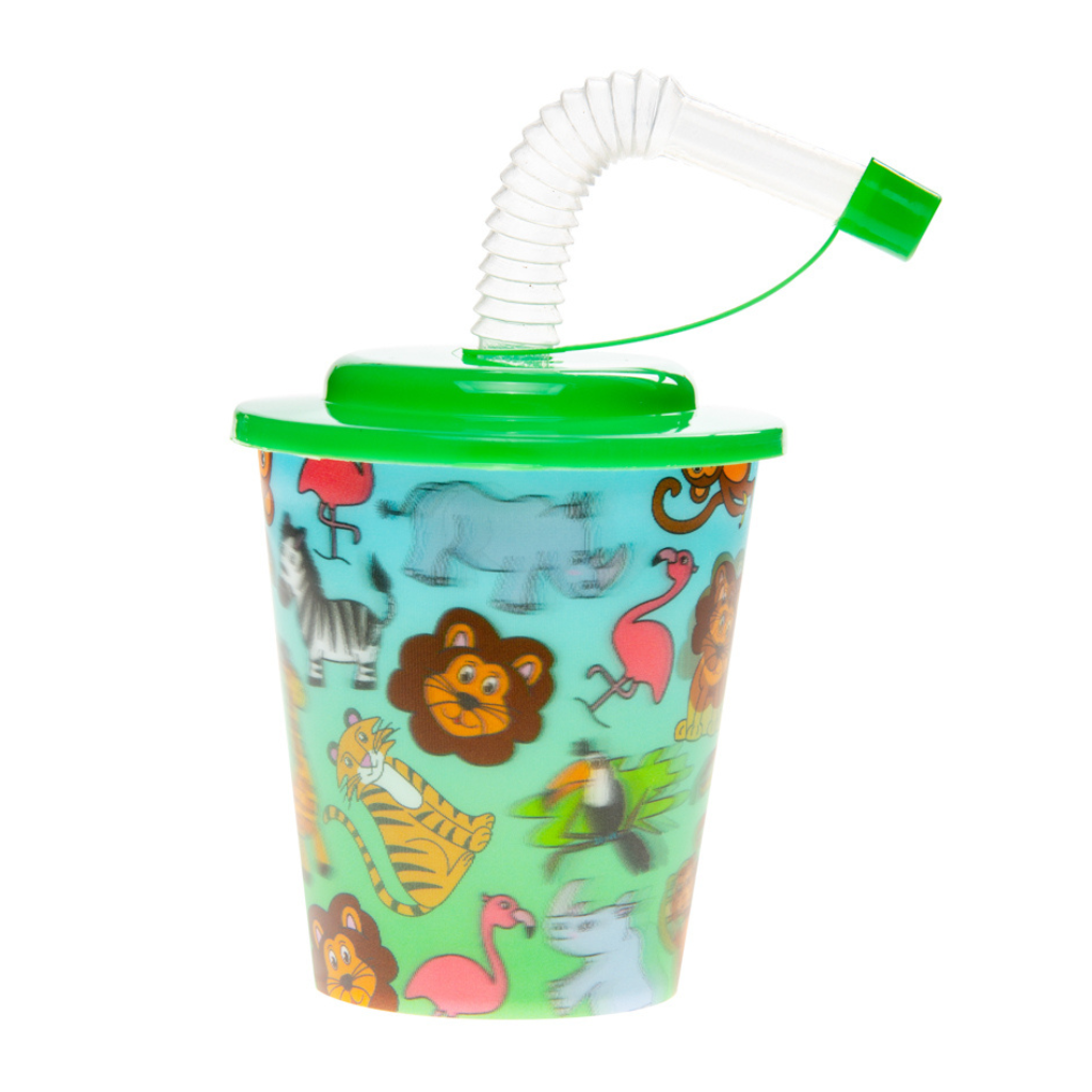 Jungle Super 3D Beaker & Lid | Kids Party Craft – KPC