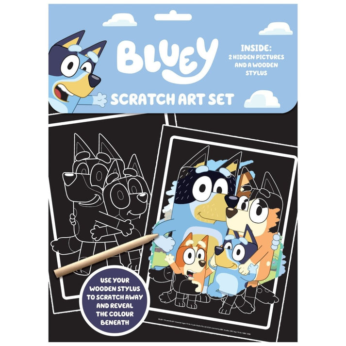 Bluey Scratch Art Set - Kids Party Craft | Kids Party Craft
