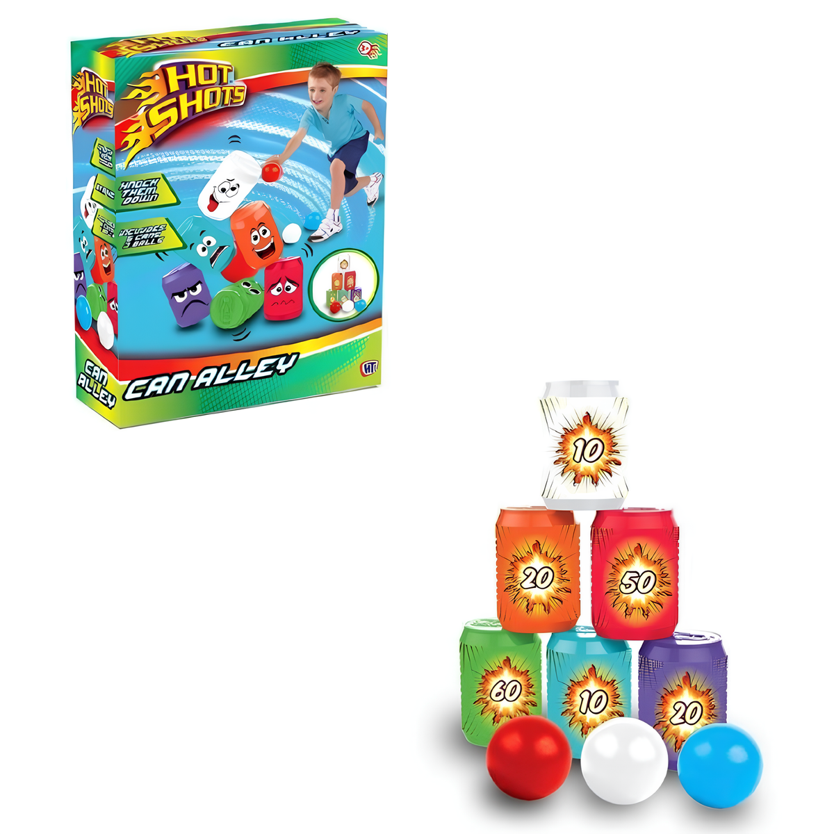 Can Alley Bowling Game | Toys | Kids Party Craft – KPC