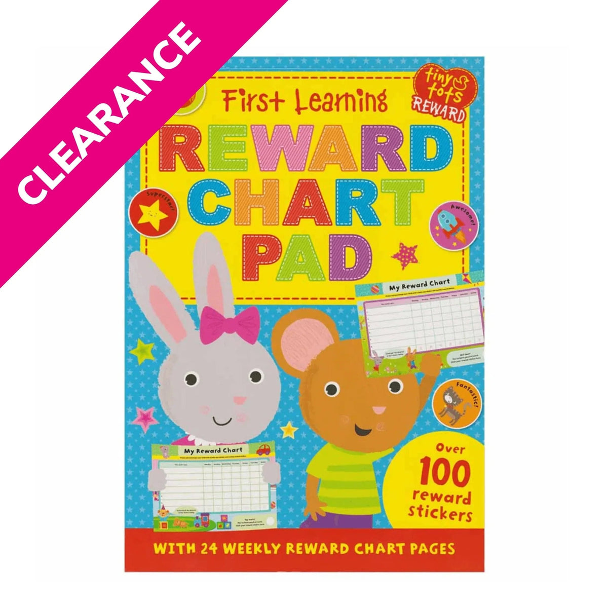 First Learning Reward Chart Pad - Kids Party Craft – KPC