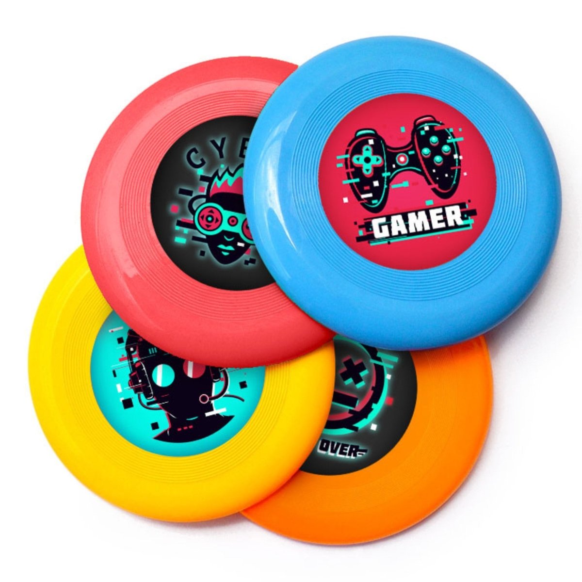 Gamer Mini Frisbees - Kids Party Craft – KPC