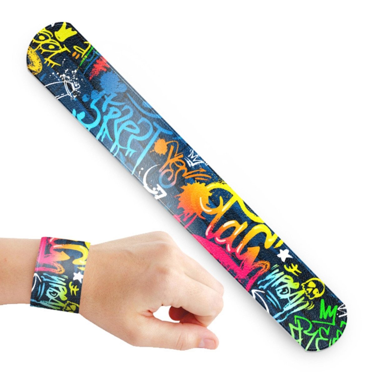 Graffiti Slap Bracelet - Kids Party Craft – KPC