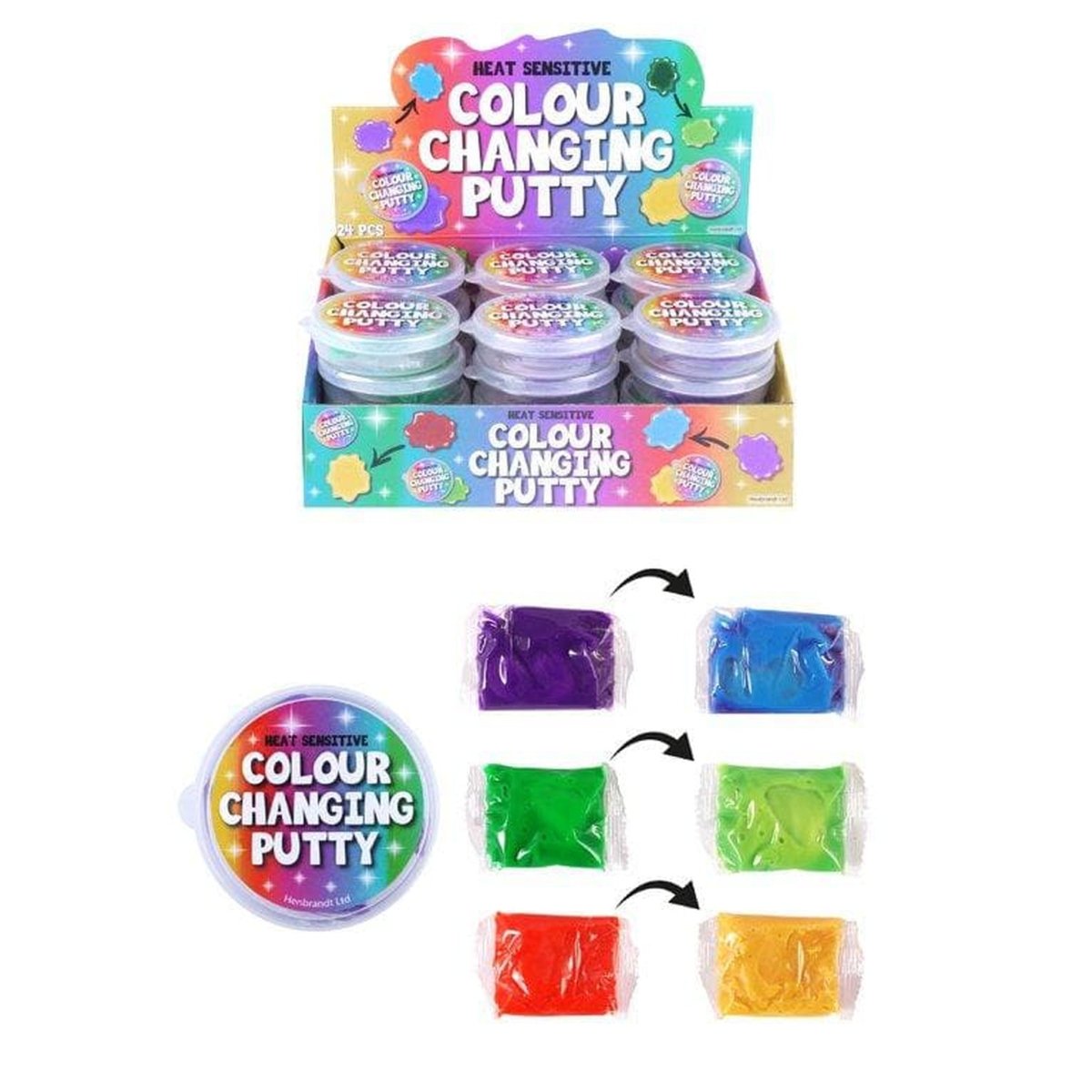 Heat Sensitive Colour Changing Putty - Kids Party Craft – KPC