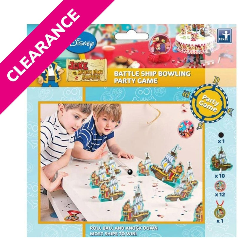 Jake & Neverland Pirate Ships Bowling Game - Kids Party Craft | Kids ...