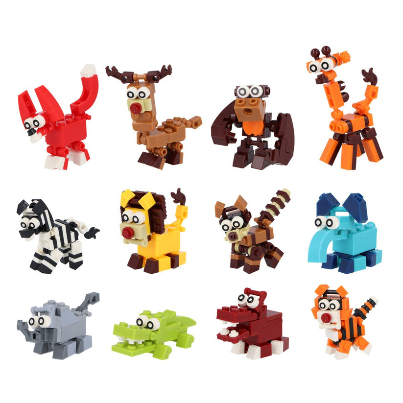 Jungle Animal Brick Kits - Kids Party Craft | Kids Party Craft