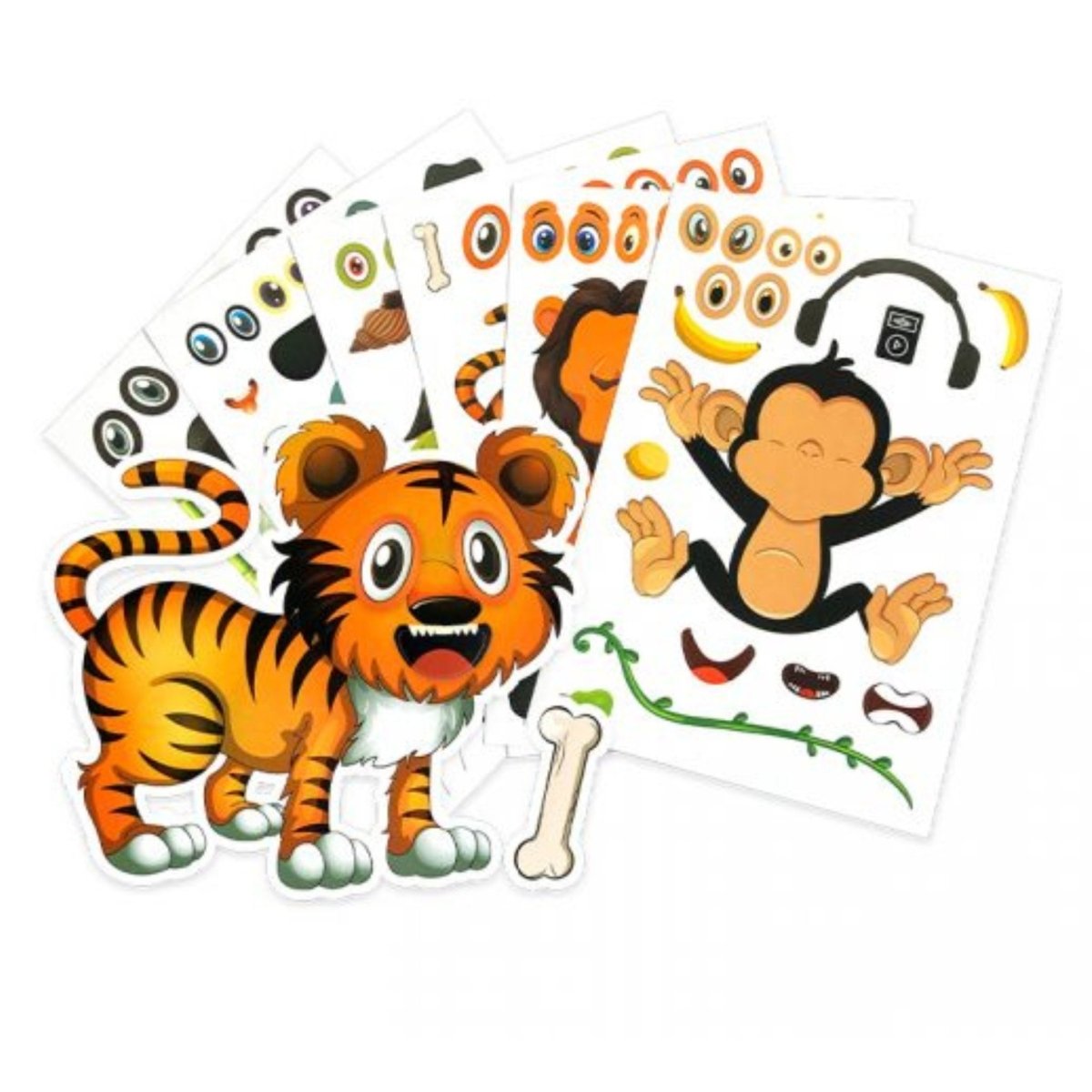 Jungle World Sticker Scene Create Pack - Kids Party Craft – KPC