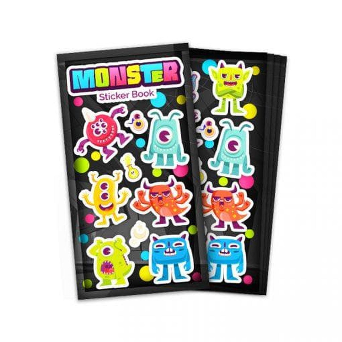 Monsters Mini Sticker Book (12 Sheets) - Kids Party Craft – KPC