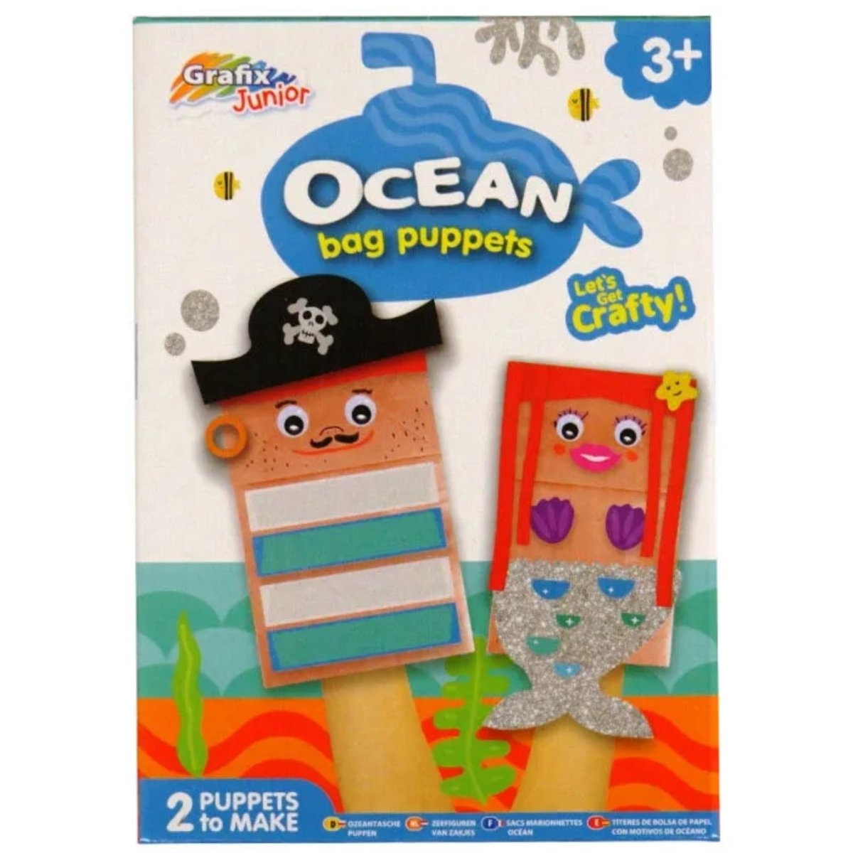 Ocean Bag Puppets - Kids Party Craft – KPC