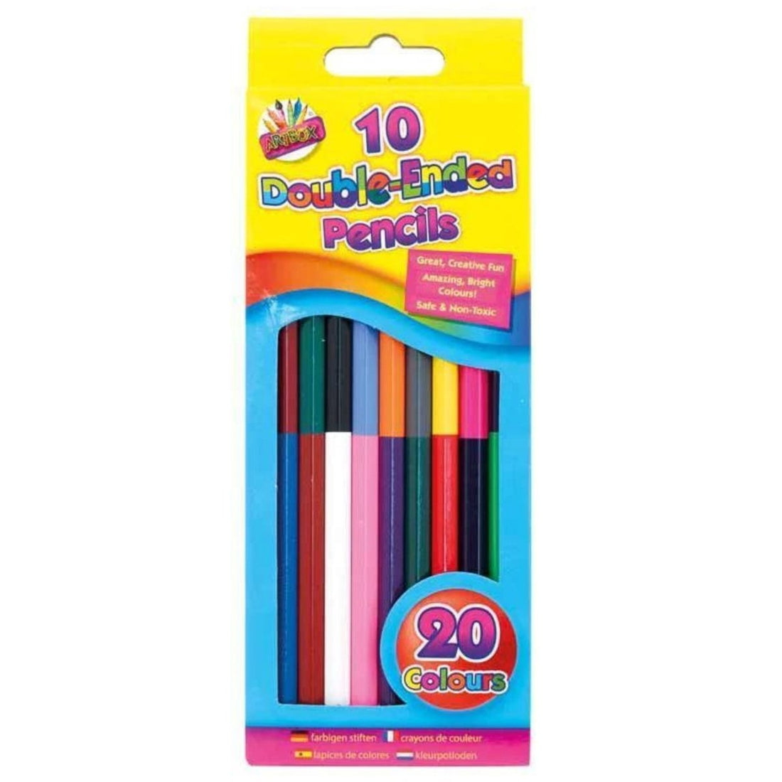 Pack of 10 Double Ended Colouring Pencil - Kids Party Craft | Kids ...