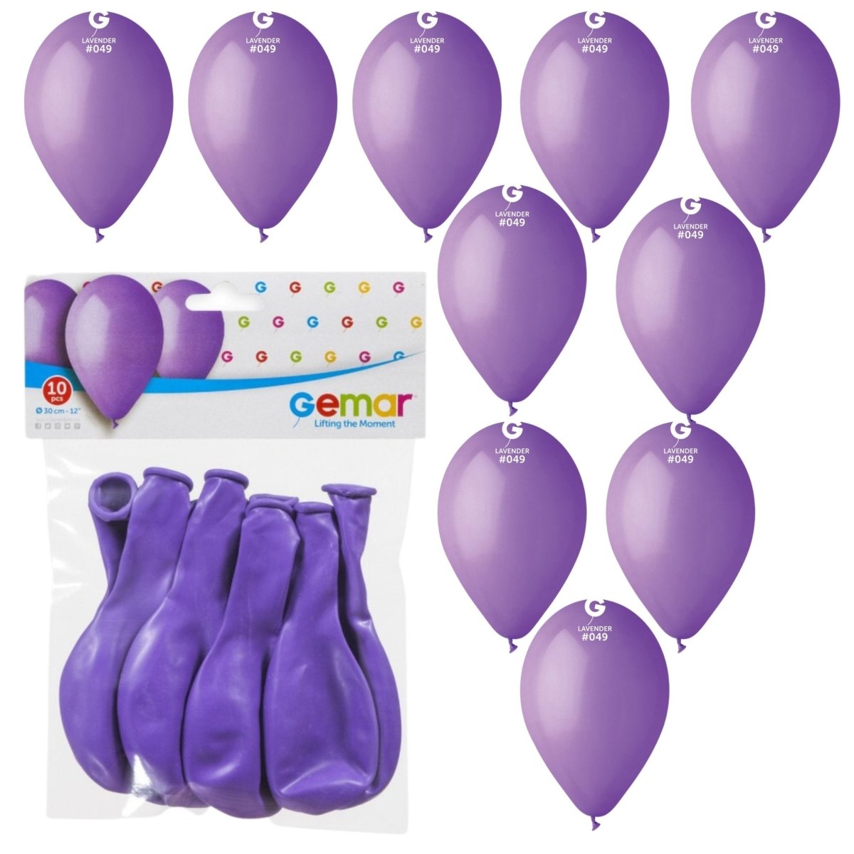 Plain Lavender Purple Balloons (10 Pack) - Kids Party Craft – KPC