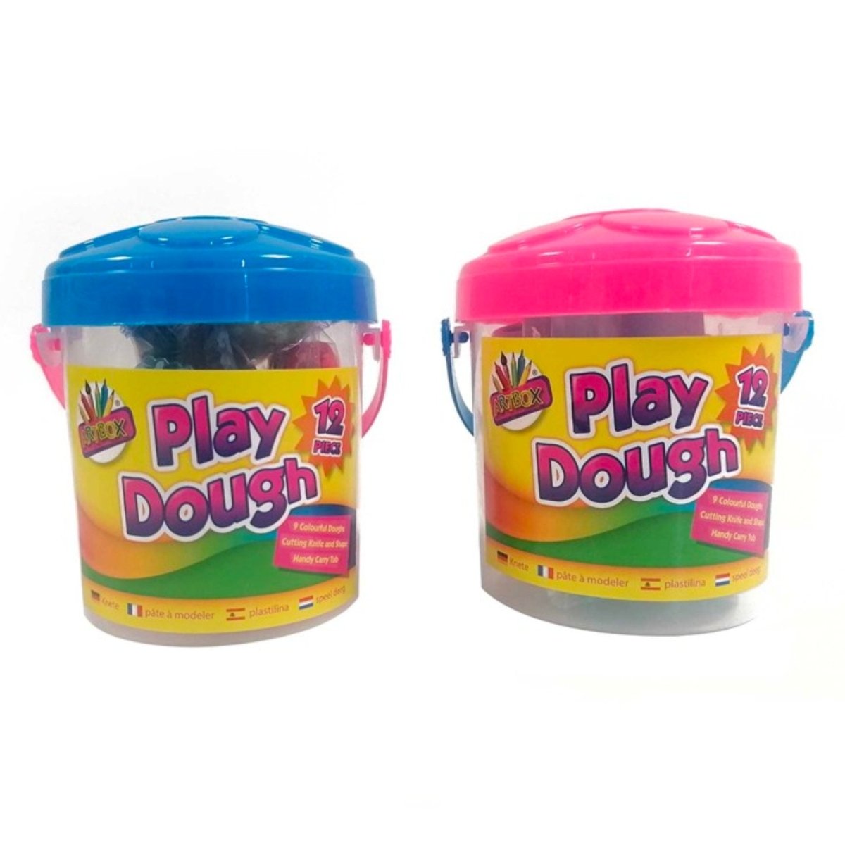 Play Dough Set (12 Pieces) - Kids Party Craft – KPC