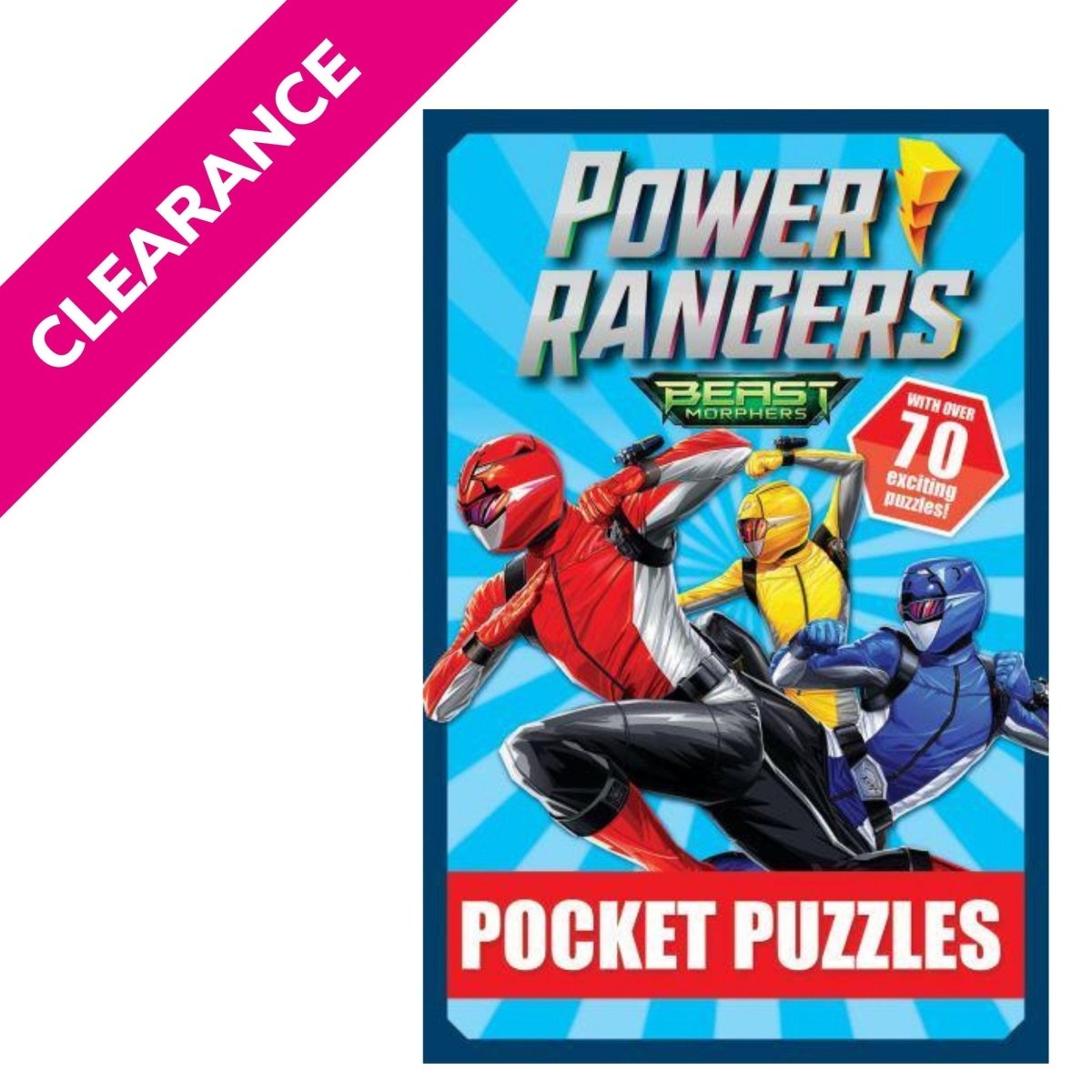 Power Rangers Beast Morphers Pocket Puzzles Book - Kids Party Craft – KPC