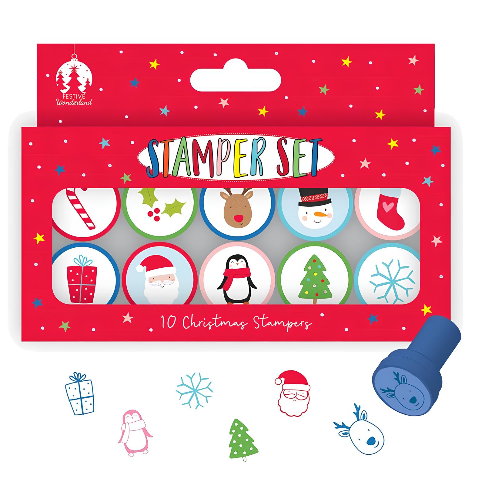 Christmas Stampers 10 Pack | Kids Party Craft – KPC