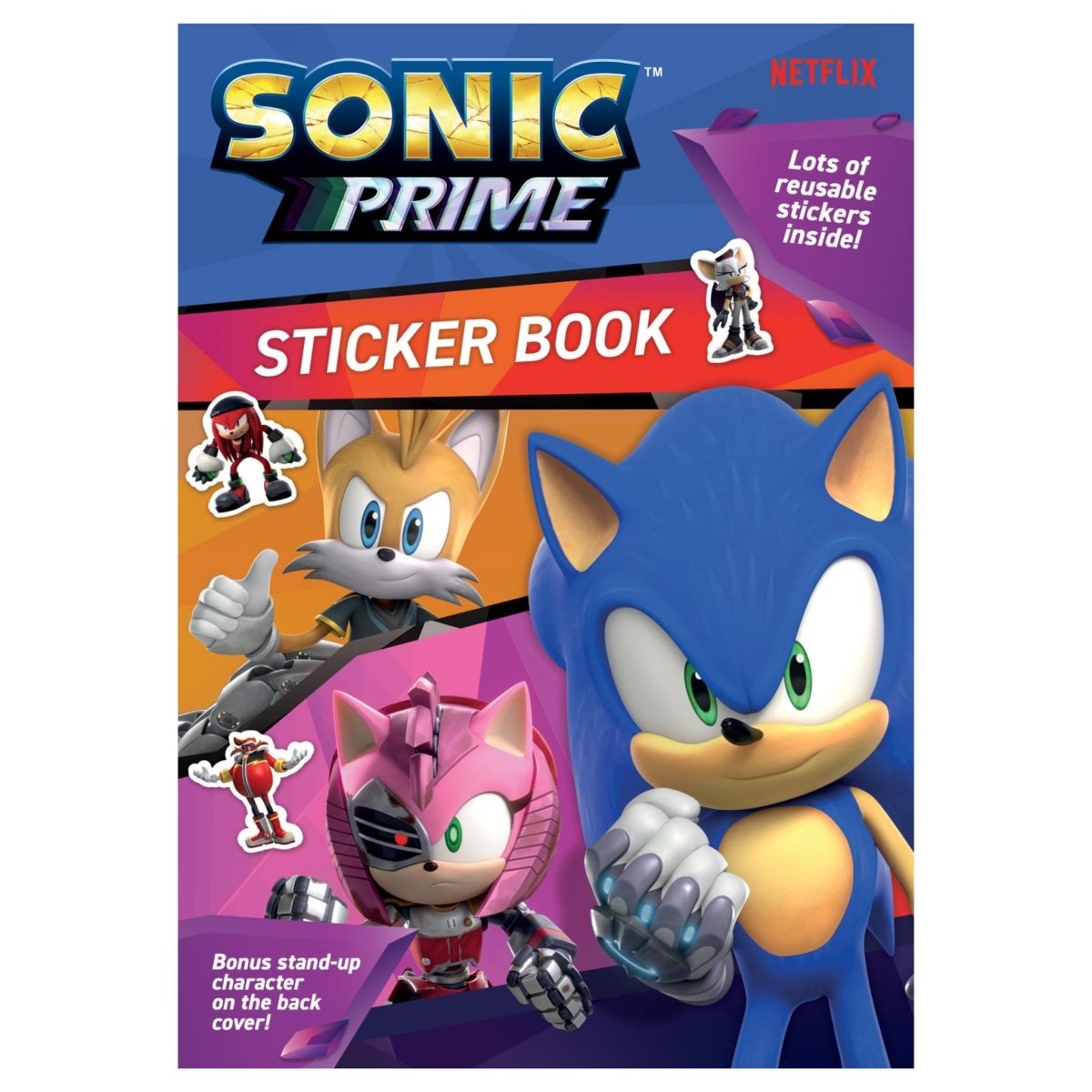 Sonic Prime Sticker Book - Kids Party Craft – KPC