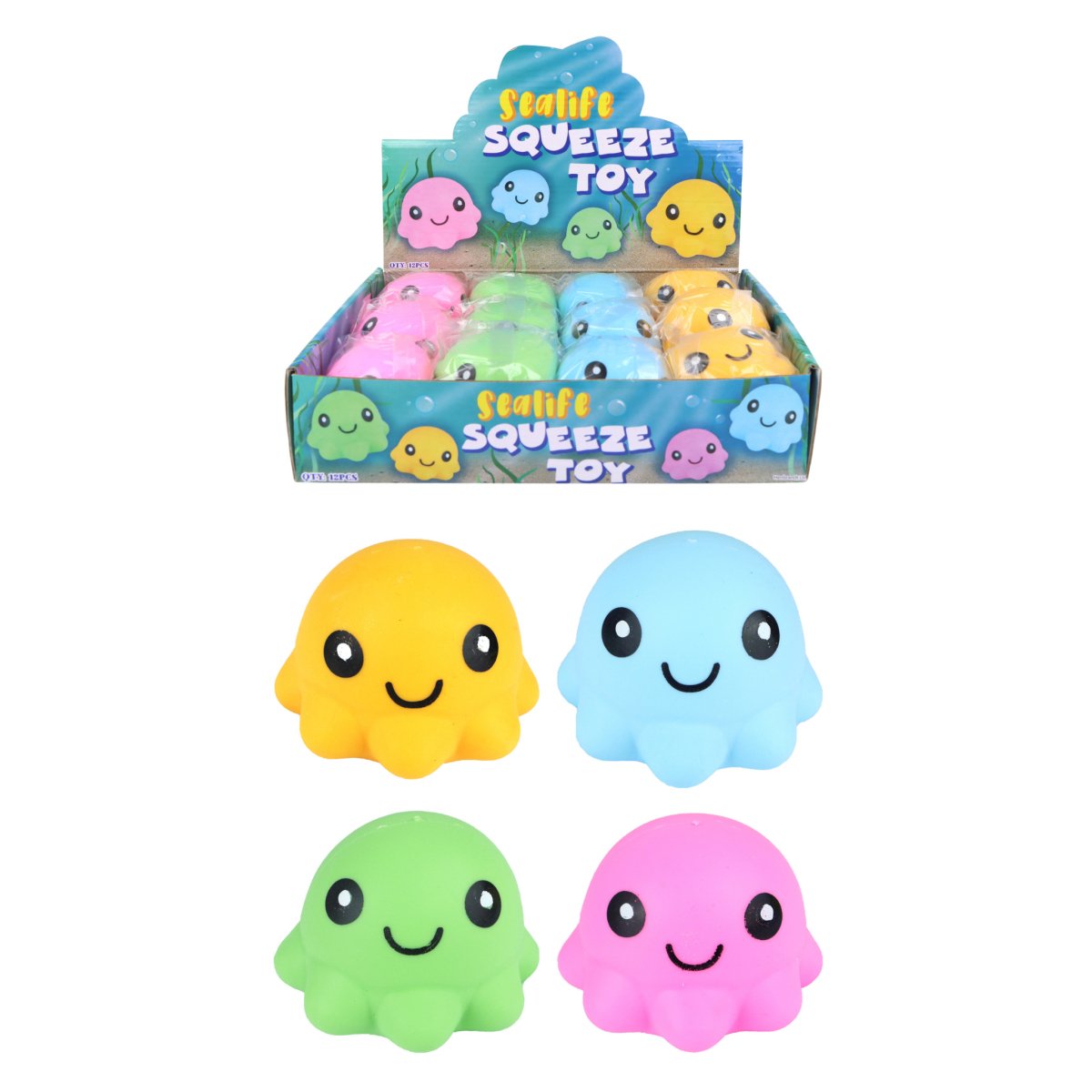 Squishy Octopus 9cm - Kids Party Craft – KPC