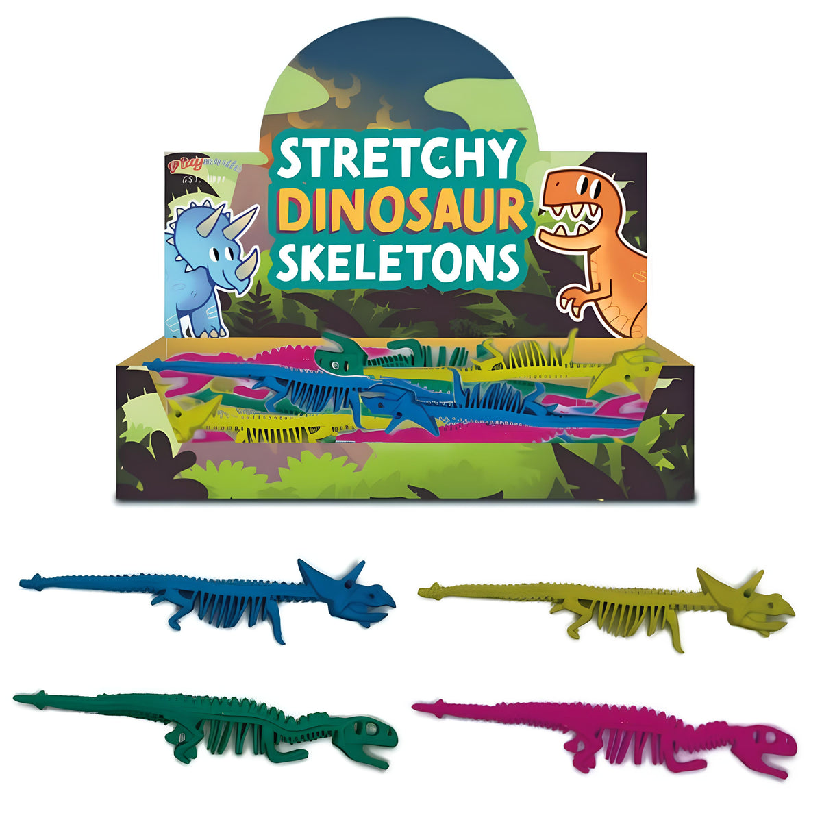Stretchy Dinosaur Skeletons | Dinosaur Party Bag Fillers | Kids Party ...