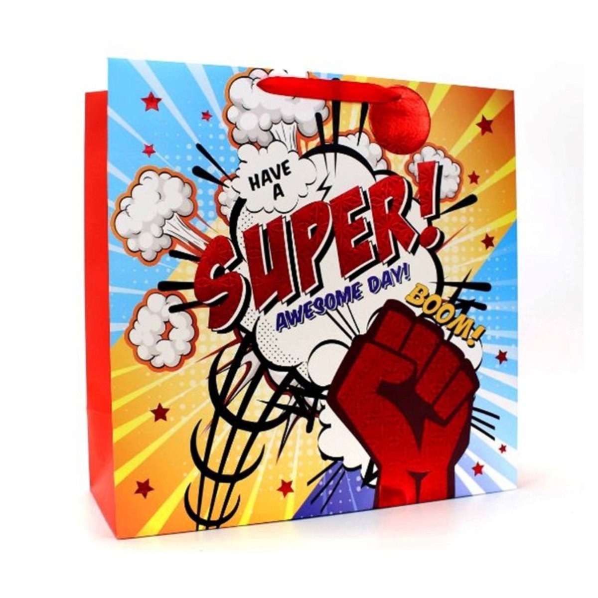 Superhero Gift Bag Square Large - Kids Party Craft – KPC