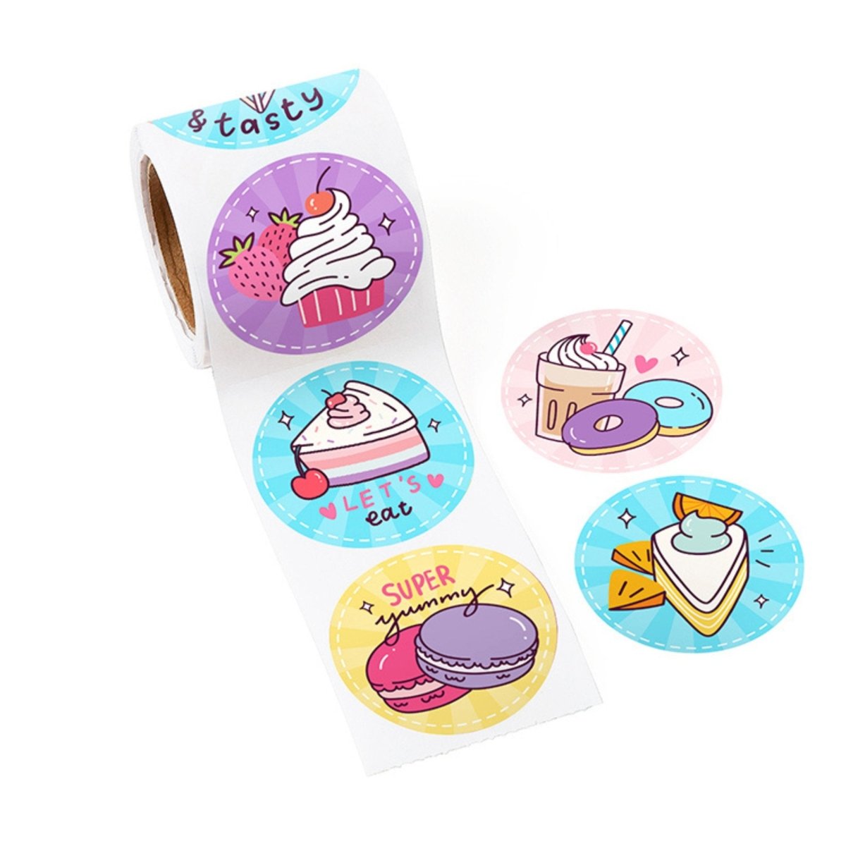 Sweets Sticker Roll (120 Stickers) - Kids Party Craft – KPC