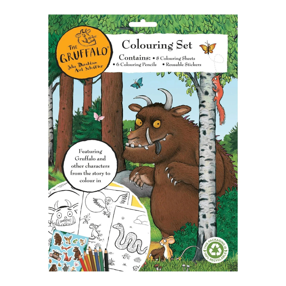 The Gruffalo Colouring Set - Kids Party Craft – KPC